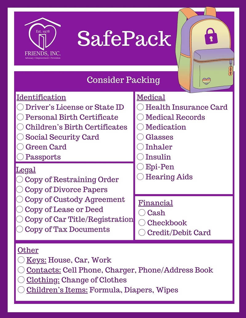 Safety Plan – Friends, Inc.