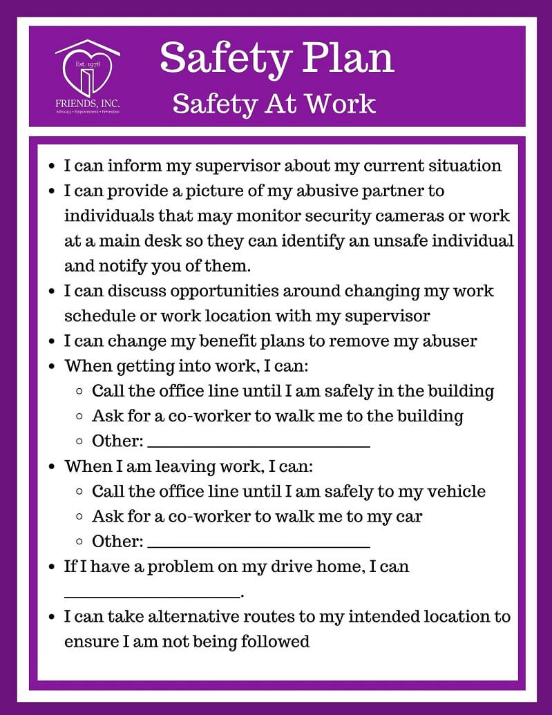 Safety Plan – Friends, Inc.