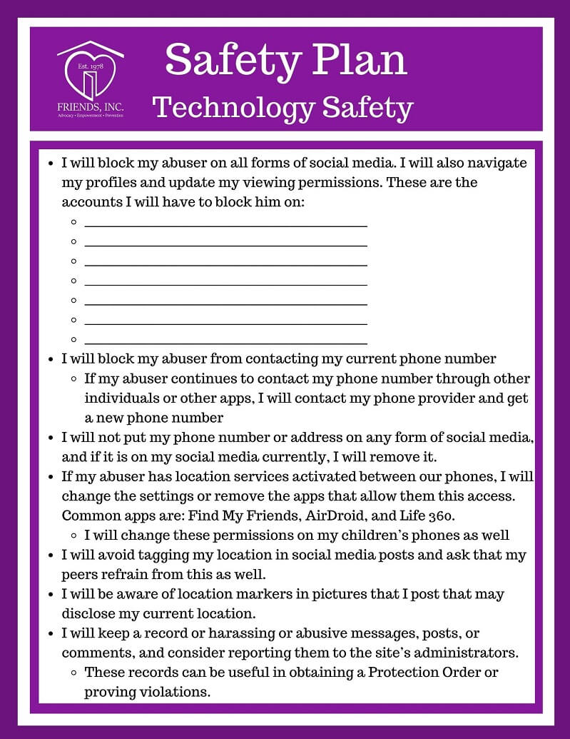 Safety Plan – Friends, Inc.